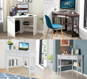 24 Best Corner Desk Designs for Small Spaces - Studio Apartment Ideas