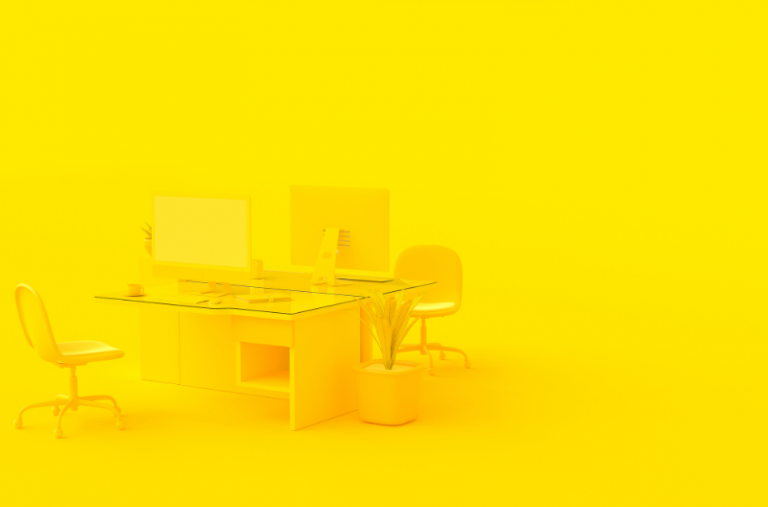 10 Yellow Home Office Decorating Ideas to Brighten Your Day - Studio ...